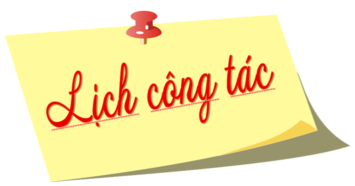 LỊCH CÔNG TÁC TUẦN 31 (NH: 2024-2025)